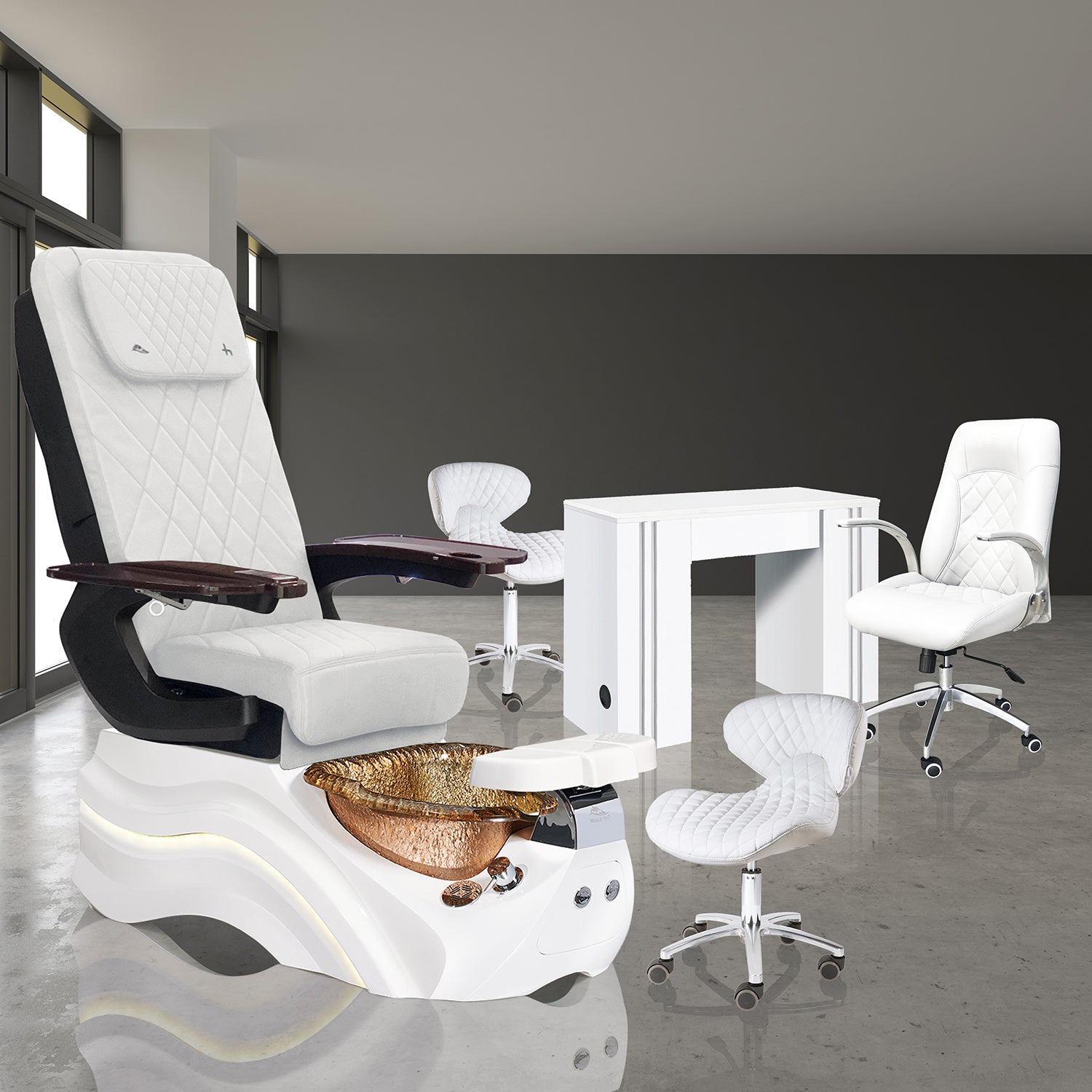 Whale Spa Taurus Spa Pedicure Chair Package Deal